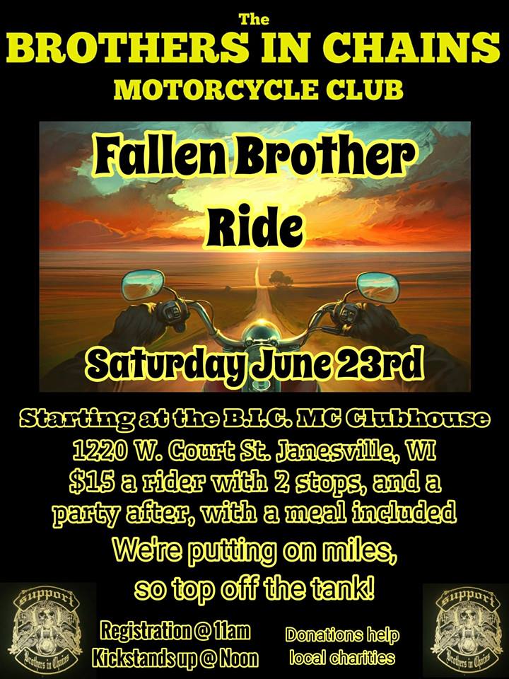 Visiting and Riding for a Fallen Brother – two wheeled thoughts